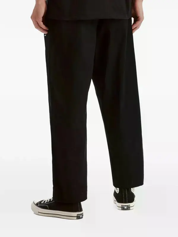 FINGERCROXX Logo-patch Pleated Trousers