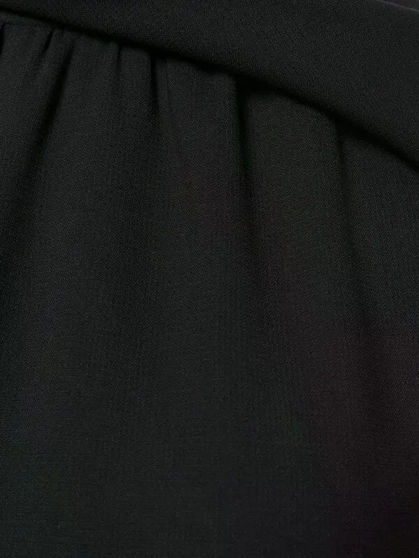 Alberta Ferretti One Shoulder Cape Dress