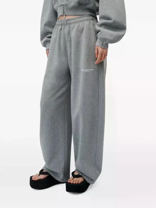 Alexander Wang Mid-rise Relaxed Sweatpant W/ Logo Print