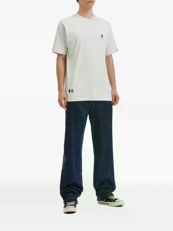 FINGERCROXX Embroidered-logo T-shirt