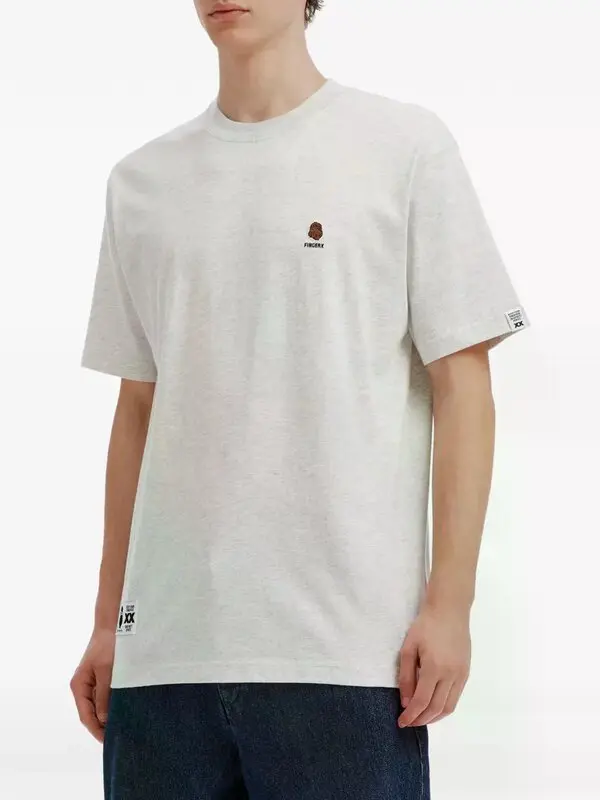 FINGERCROXX Embroidered-logo T-shirt