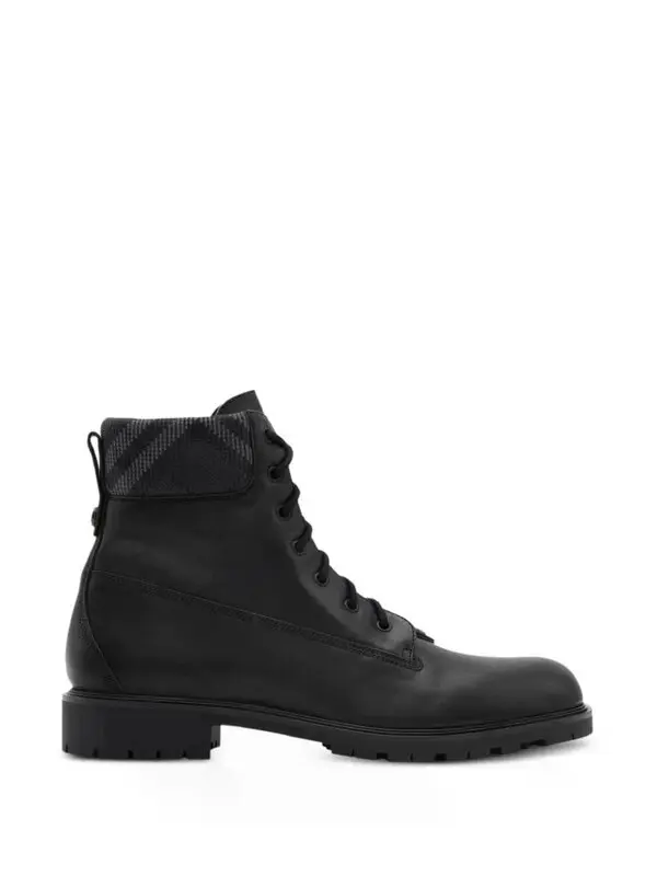 Burberry Durham Leather Lace-up Boots