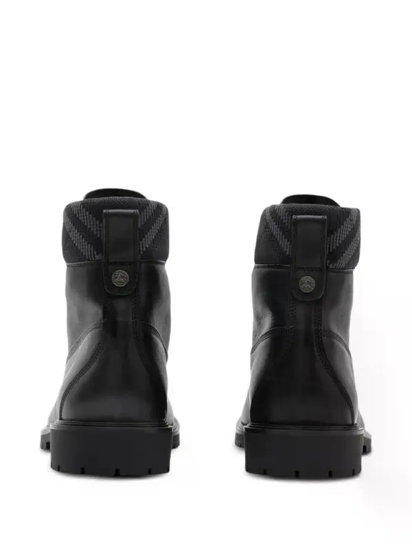 Burberry Durham Leather Lace-up Boots