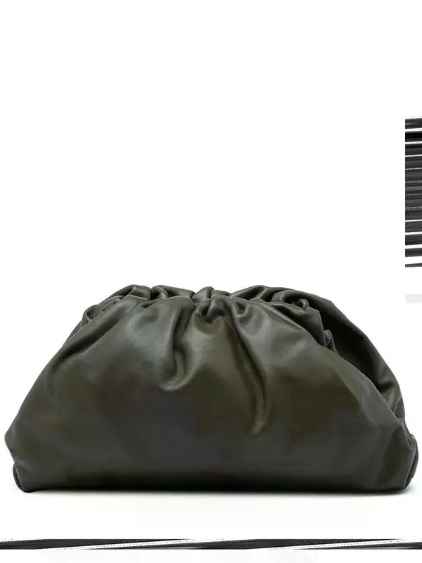 Bottega Veneta 2012-2026 Lambskin The Pouch Clutch Bag - Brown