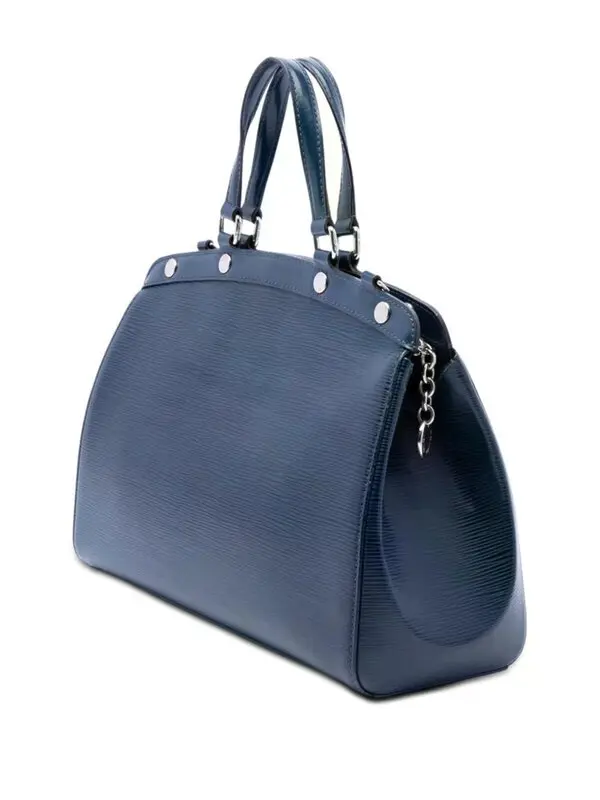 LOUIS VUITTON 2013 Epi Brea Mm Satchel - Blue