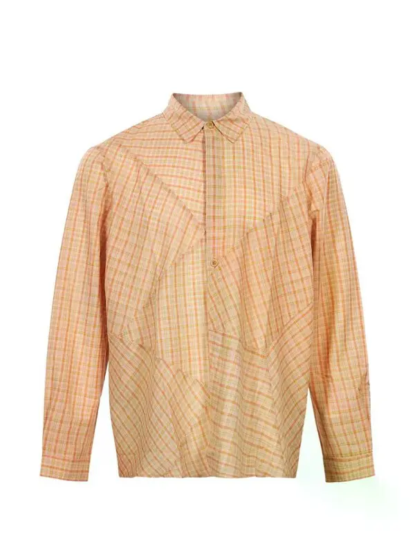 You Must Create Substance Check-print Shirt