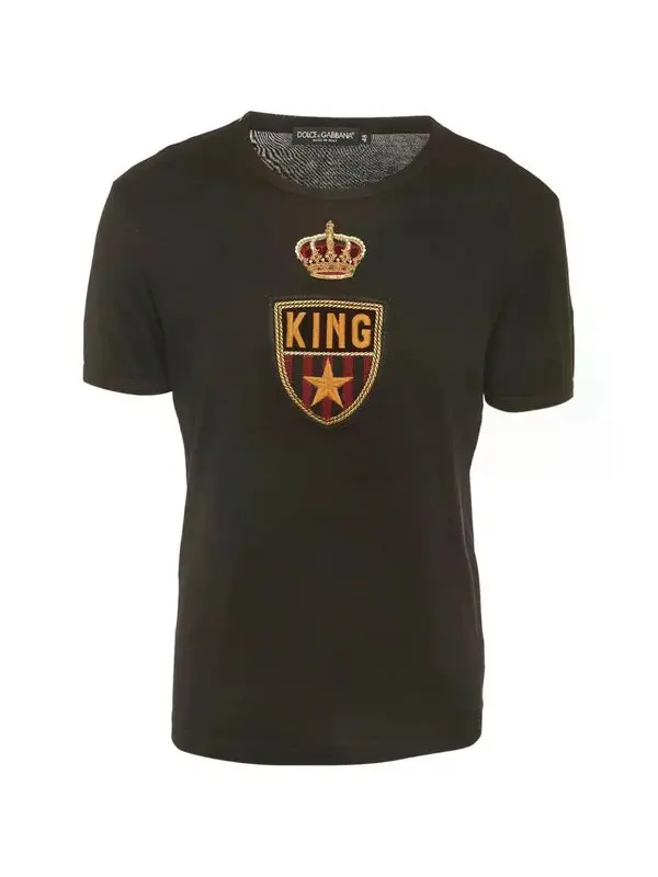 Dolce & Gabbana Crest-appliqué T-shirt