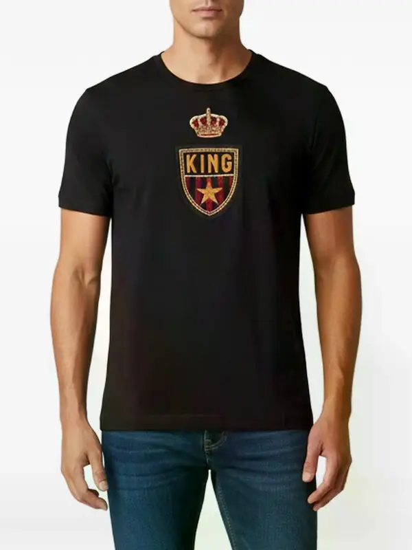 Dolce & Gabbana Crest-appliqué T-shirt