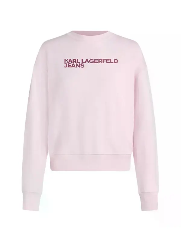 Karl Lagerfeld Logo Print Sweatshirt - Pink