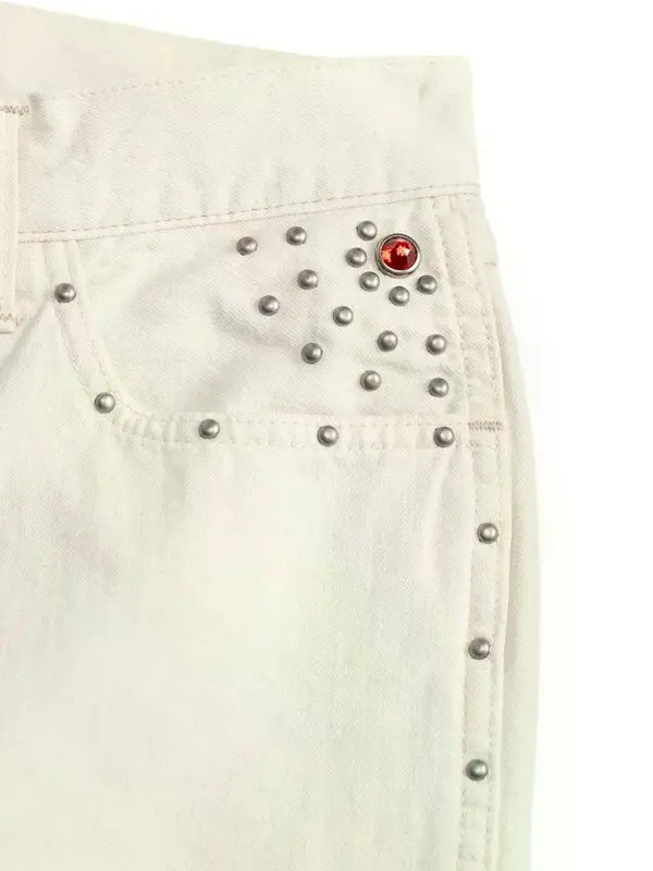 Ralph Lauren Studded Straight-leg Jeans