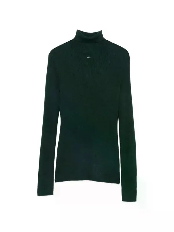 Maje Ribbed-knit Roll-neck Sweater