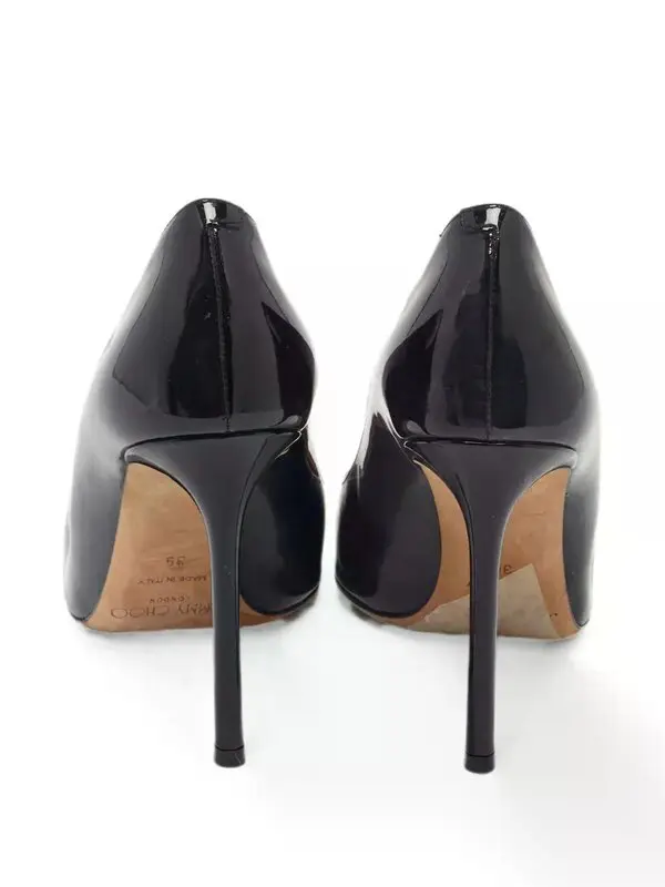 JIMMY CHOO Romy Patent Leather Pointed-toe Pumps
