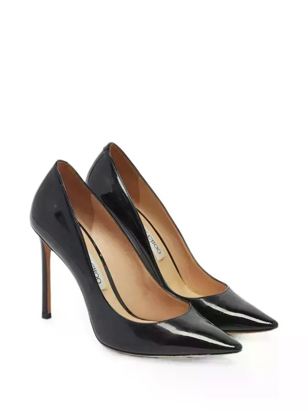 JIMMY CHOO Romy Patent Leather Pointed-toe Pumps
