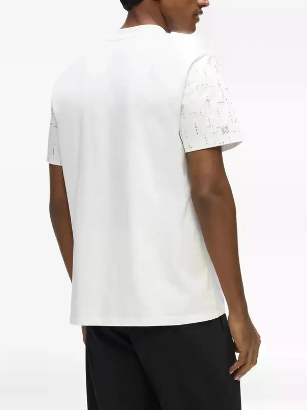 Karl Lagerfeld Monogram Rhinestone-embellished T-shirt