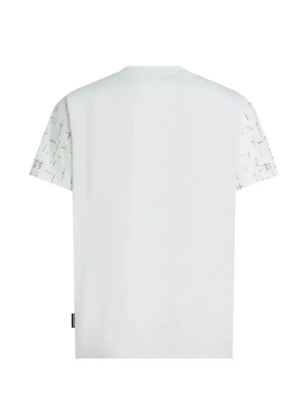 Karl Lagerfeld Monogram Rhinestone-embellished T-shirt