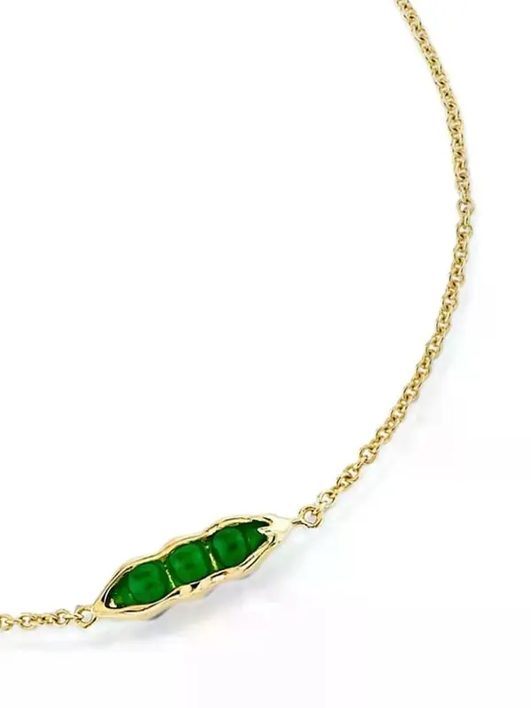SYDNEY EVAN Yellow Pea Pod Charm Bracelet