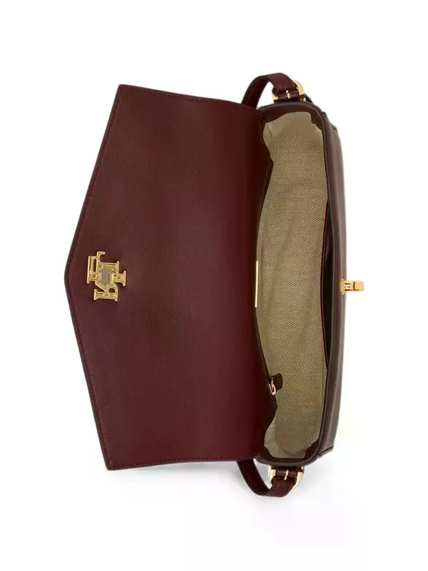 Ralph Lauren Logo-plaque Leather Shoulder Bag