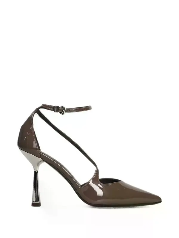CHANTAL Pointed-toe Buckled Pumps