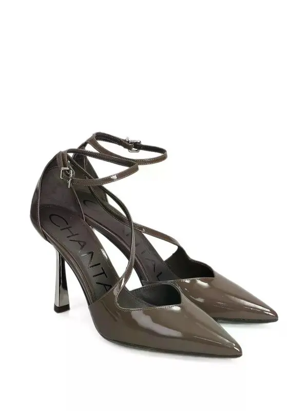 CHANTAL Pointed-toe Buckled Pumps