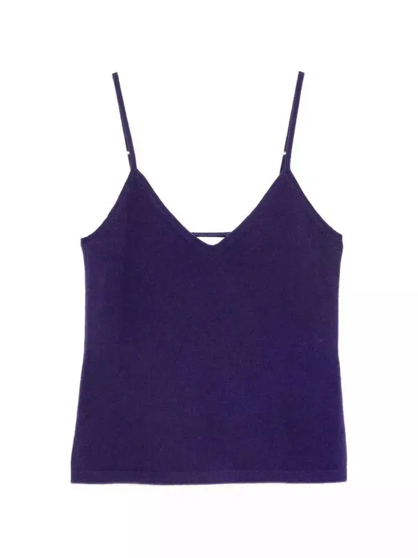 Eric Bompard Strappy V-neck Tank Top