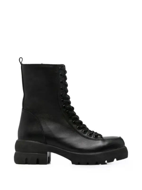SERGIO MORETTI FIRENZE Lace-up Chunky-sole Ankle Boots