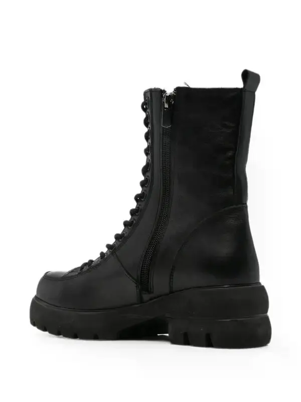 SERGIO MORETTI FIRENZE Lace-up Chunky-sole Ankle Boots