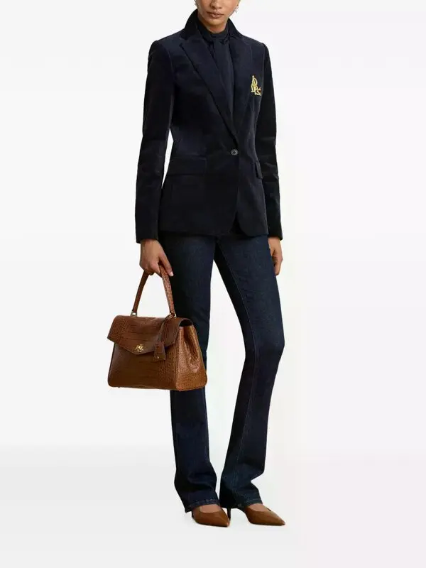 Ralph Lauren Bullion-patch Corduroy Blazer - Blue