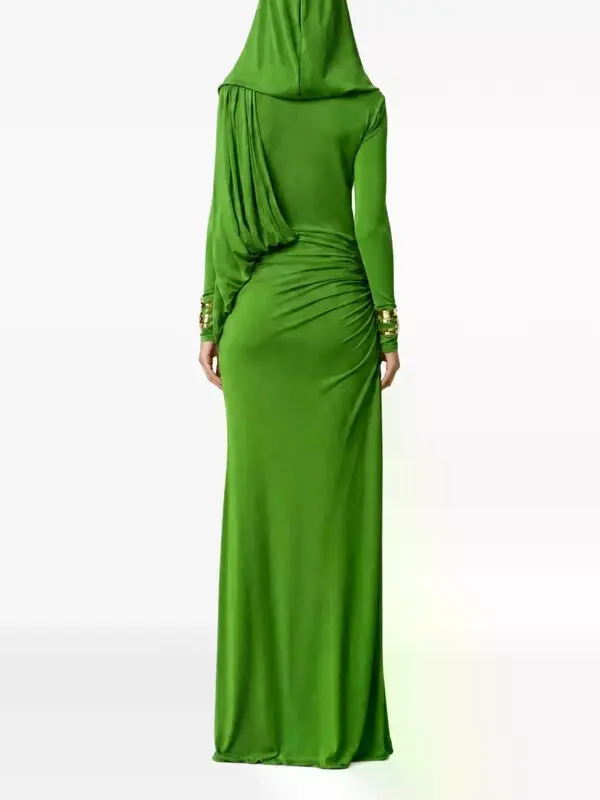 Elisabetta Franchi Hooded Maxi Dress