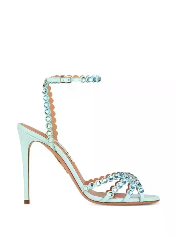 AQUAZZURA Tequila Sandal 105 - Blue