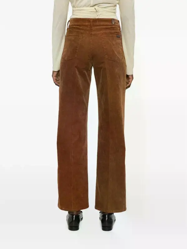 7 For All Mankind Corduroy Straight-leg Trousers