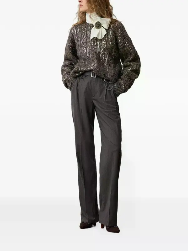 Ralph Lauren Brie Pleated Straight-leg Trousers