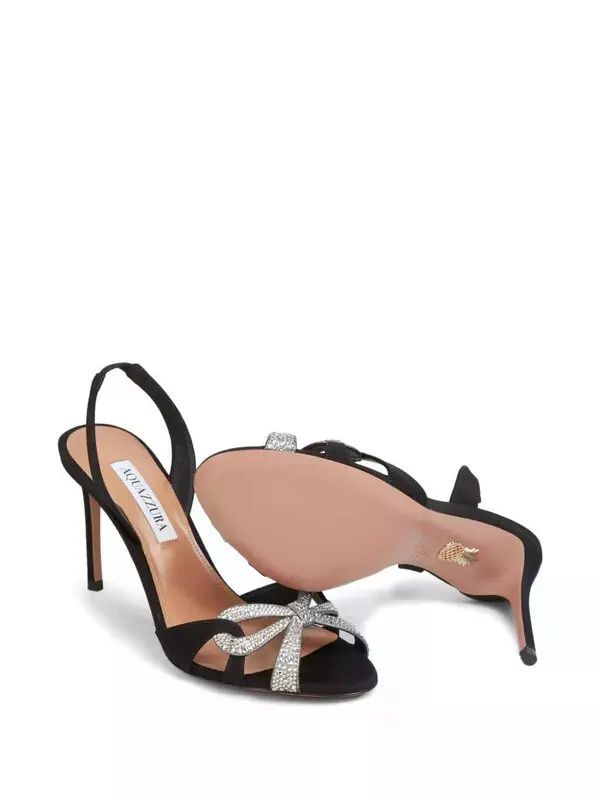 AQUAZZURA Embellished Slingback Pumps