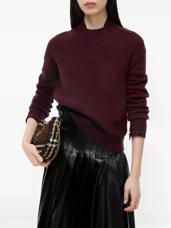Burberry Cashmere Sweater With Knight Motif