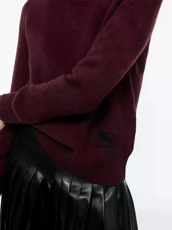 Burberry Cashmere Sweater With Knight Motif