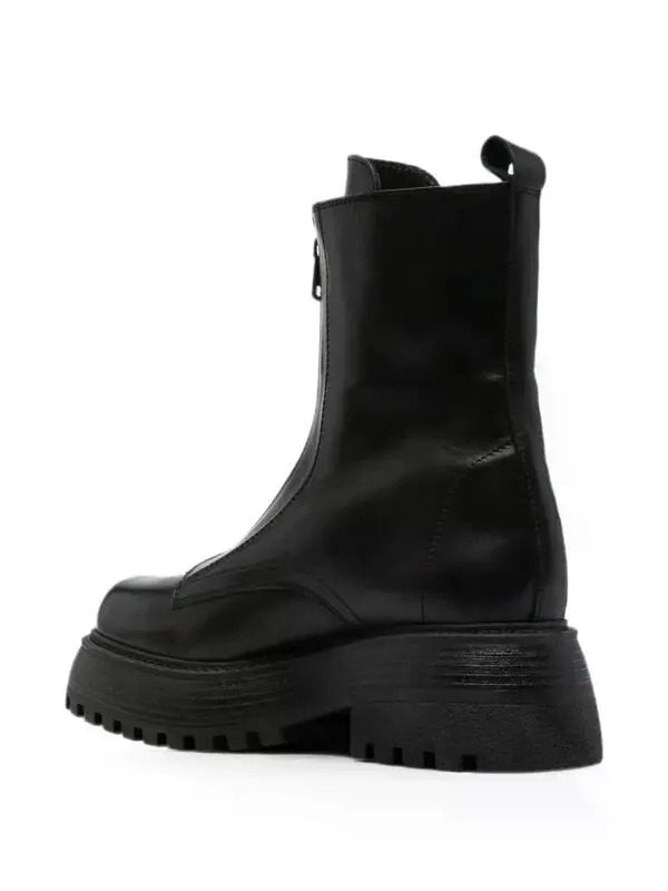 SERGIO MORETTI FIRENZE Zip-front Chunky-sole Boots