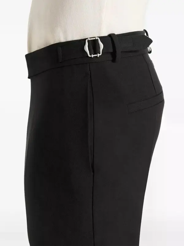Manière De Voir Hubert Slim-fit Tailored Trousers - Black