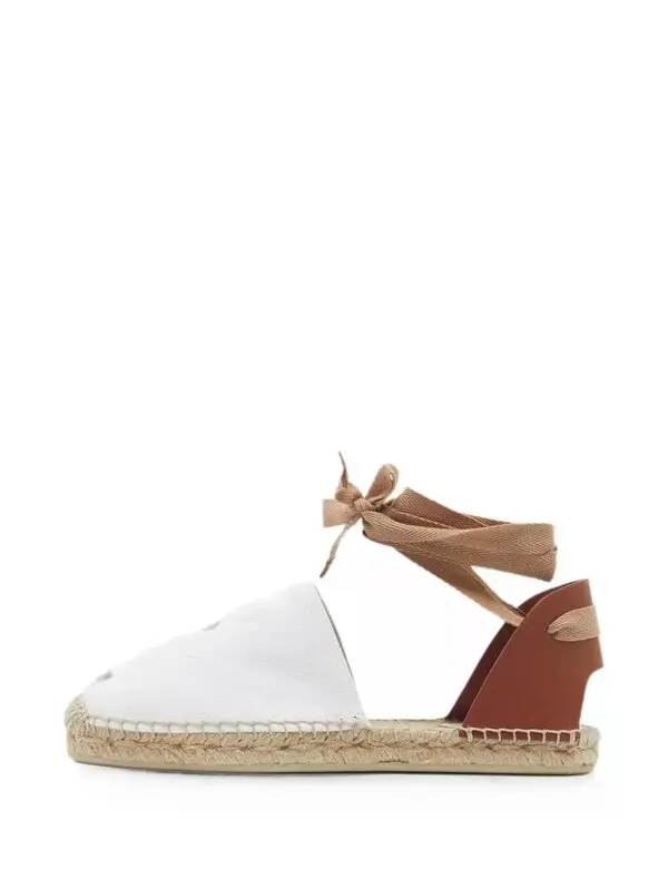 CHRISTIAN LOUBOUTIN Canvas Nanou Ankle-tie Espadrilles