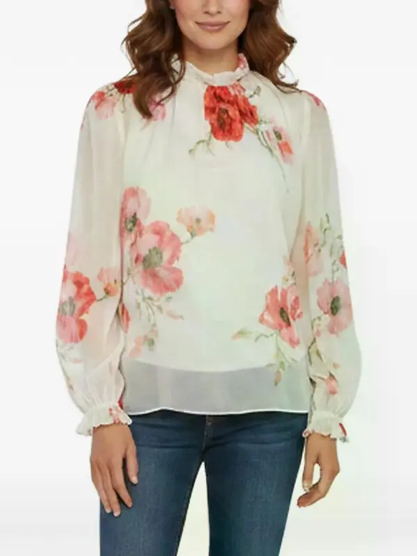 Zimmermann Lightburst Floral-print Blouse