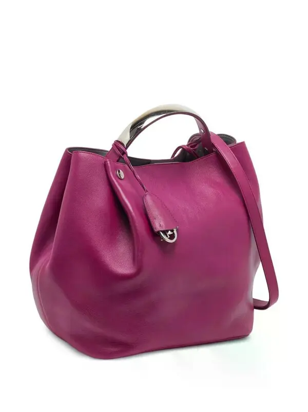 Dior 2014 Diorific Leather Tote Bag - Purple