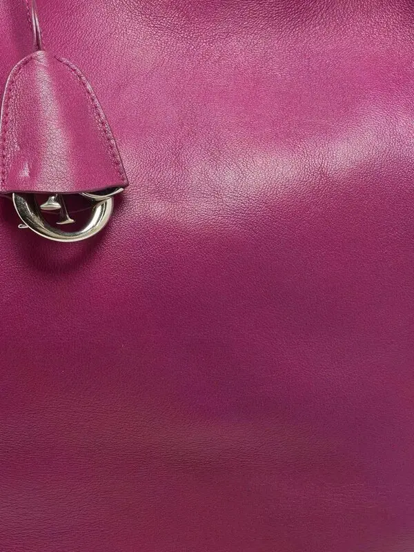 Dior 2014 Diorific Leather Tote Bag - Purple