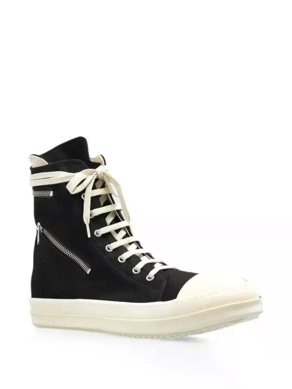 Rick Owens Zip-embellishment High-top Sneakers