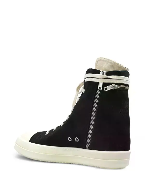 Rick Owens Zip-embellishment High-top Sneakers