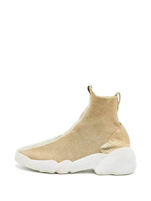 Dior Tone Metallic Slip-on Sneakers - Gold