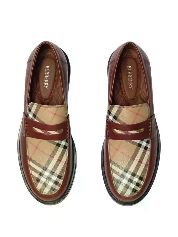 Burberry Leather Pembroke Loafers