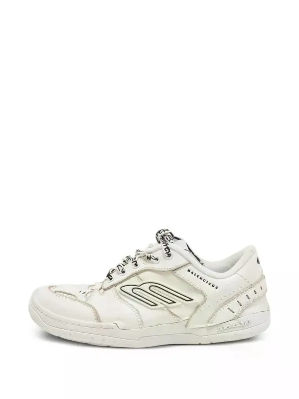 Balenciaga Hamptons Low-top Sneakers - White