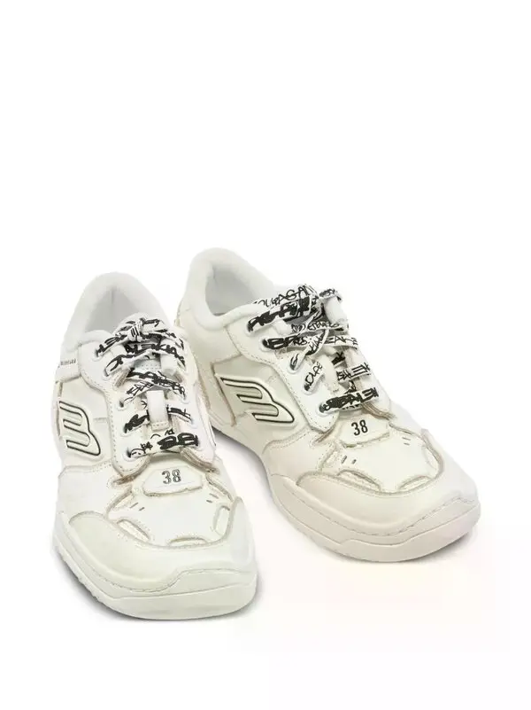 Balenciaga Hamptons Low-top Sneakers - White