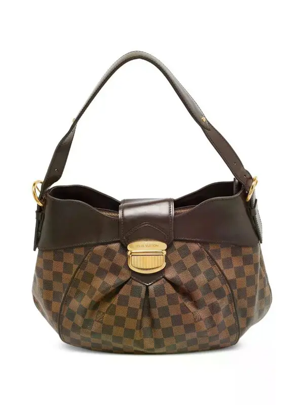 LOUIS VUITTON Sistina Shoulder Bag In Damier Ebene Canvas