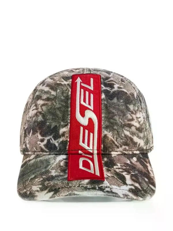 DIESEL® Logo-patch Tie-dye Baseball Cap