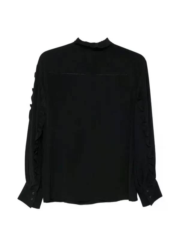 Seventy Ruffle-trim Pussy-bow Blouse