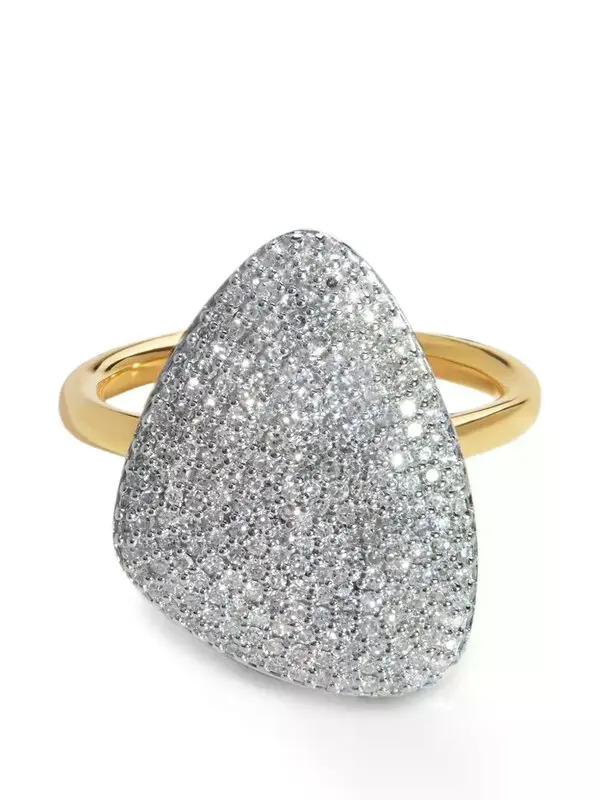 Monica Vinader Nura Pavé Diamond Ring
